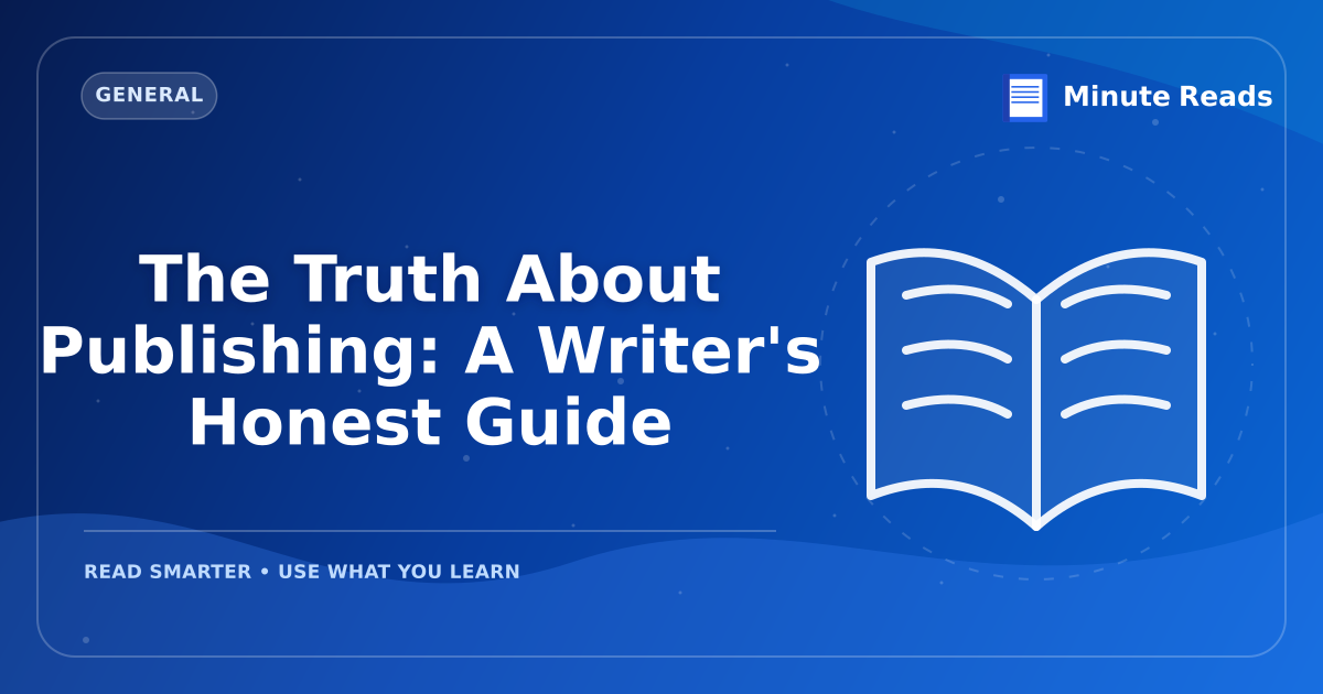 The Truth About Publishing in 2026 — MinuteReads blog thumbnail