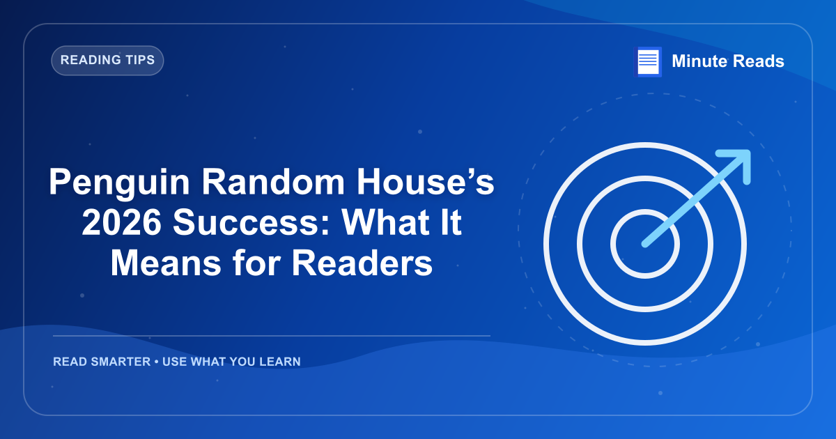 Penguin Random House’s 2026 Success: What It Means for Readers — MinuteReads blog thumbnail