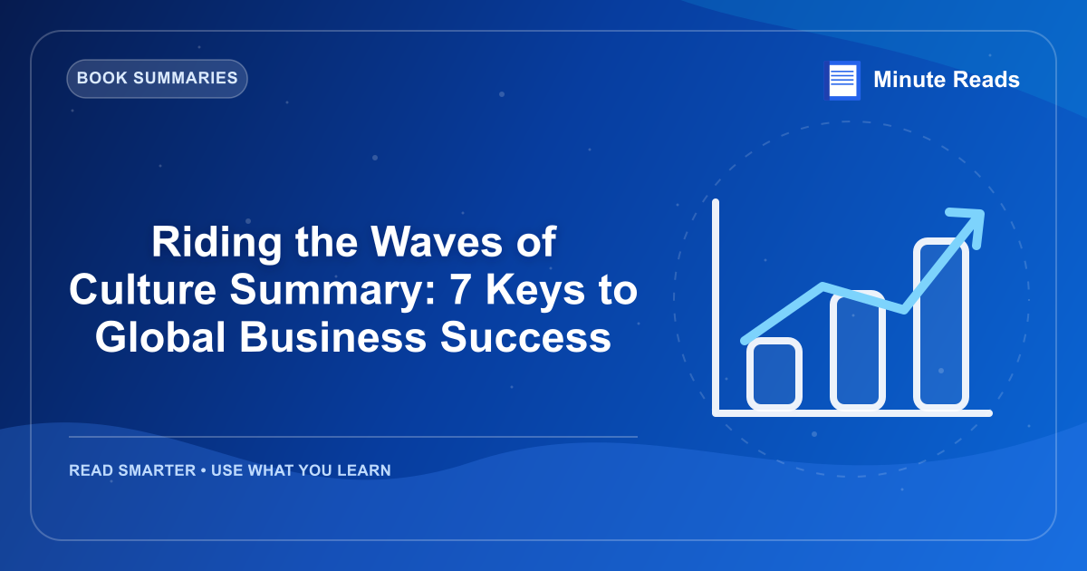 Riding the Waves of Culture Summary: 7 Keys to Global Business Success — MinuteReads blog thumbnail