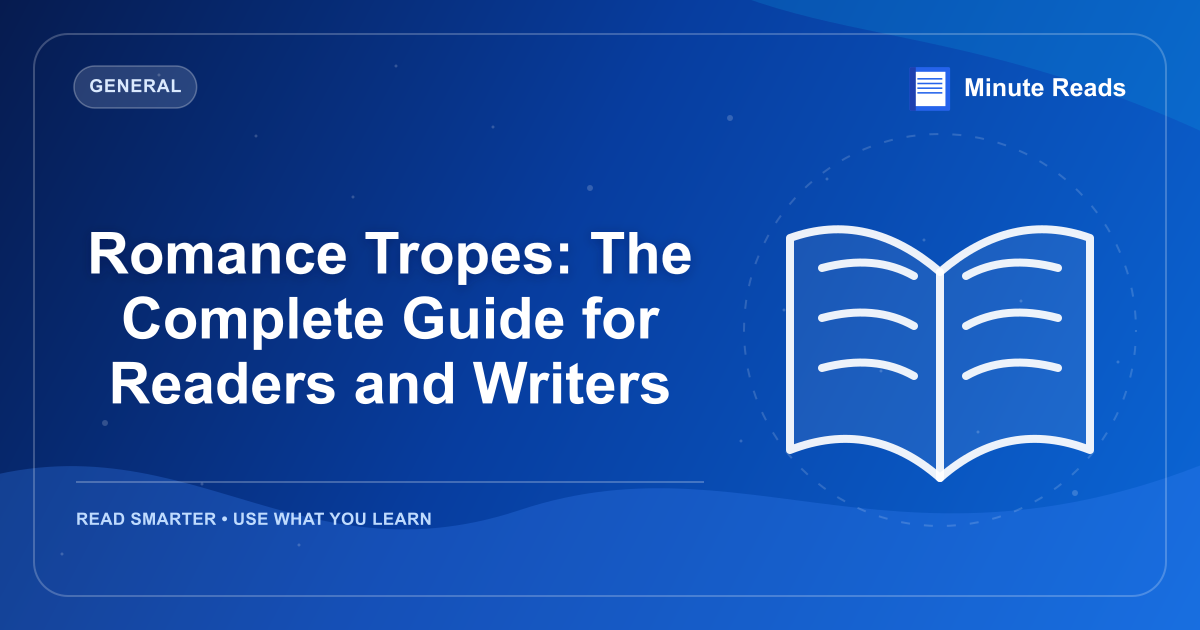 Romance Tropes: The Complete Guide for Readers and Writers — MinuteReads blog thumbnail