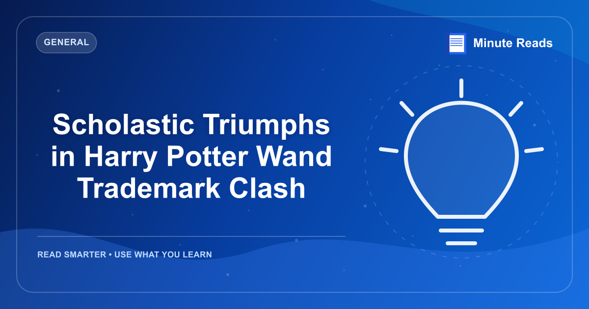 Scholastic Triumphs in Harry Potter Wand Trademark Clash — MinuteReads blog thumbnail