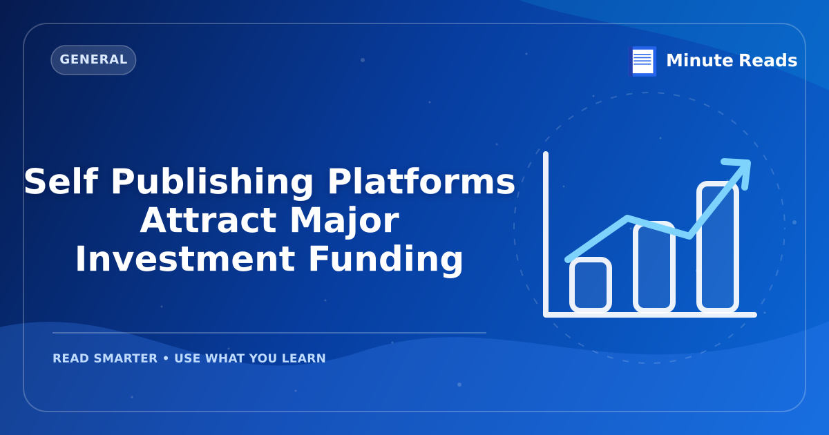 Self Publishing Platforms Attract Major Investment Funding — MinuteReads blog thumbnail