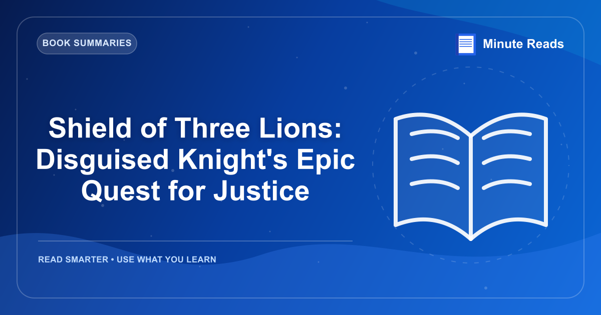 Shield of Three Lions: Disguised Knight's Epic Quest for Justice — MinuteReads blog thumbnail