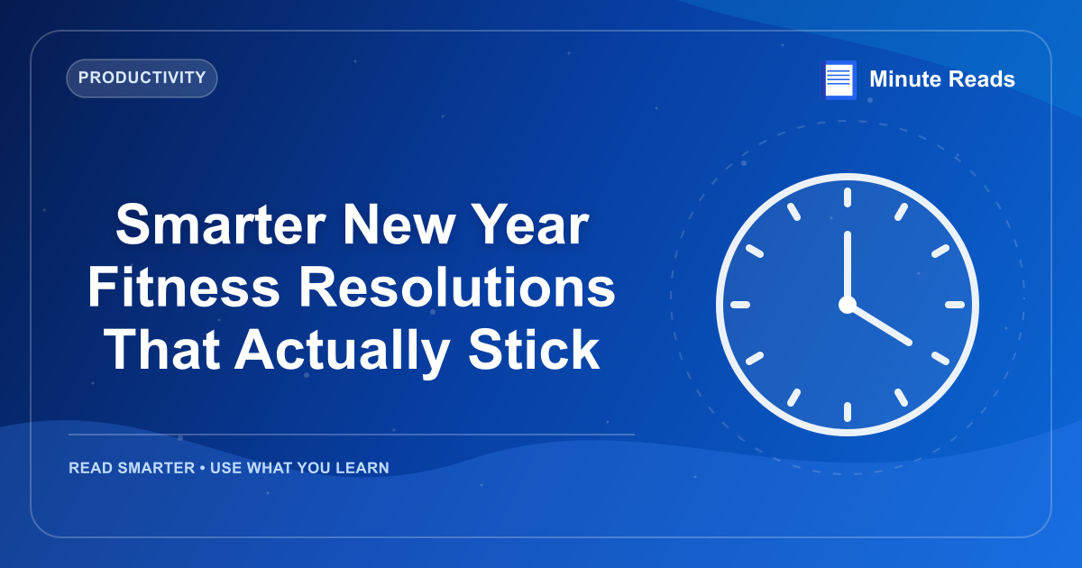 Smarter New Year Fitness Resolutions That Actually Stick — MinuteReads blog thumbnail