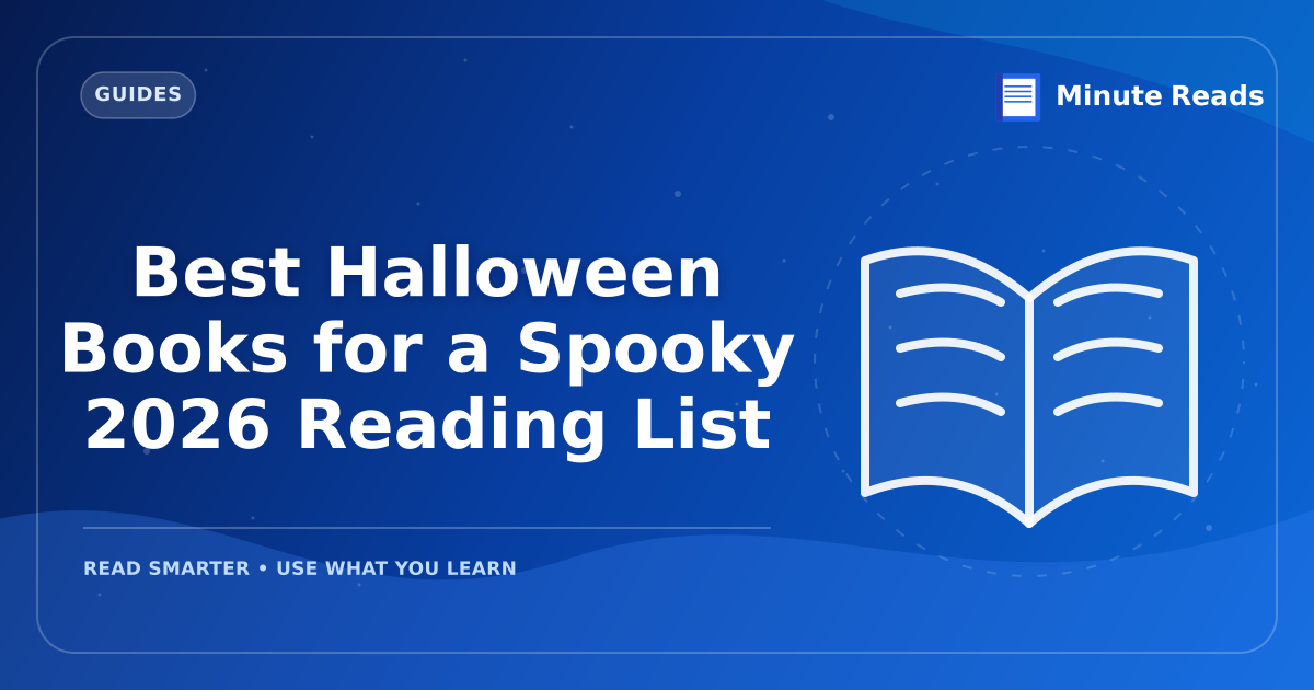 Best Halloween Books for a Spooky 2026 Reading List — MinuteReads blog thumbnail