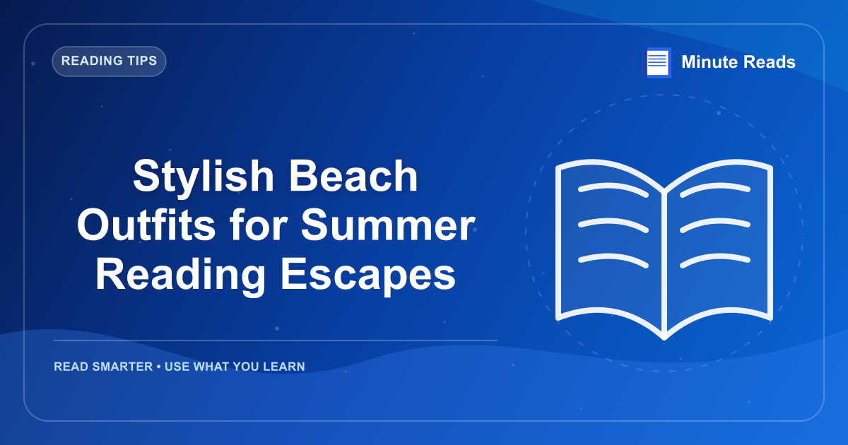 Stylish Beach Outfits for Summer Reading Escapes — MinuteReads blog thumbnail