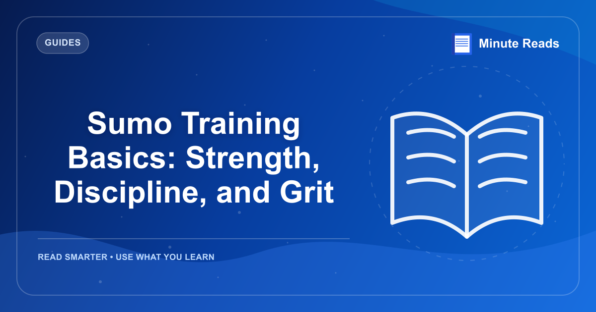 Sumo Training Basics: Strength, Discipline, and Grit — MinuteReads blog thumbnail