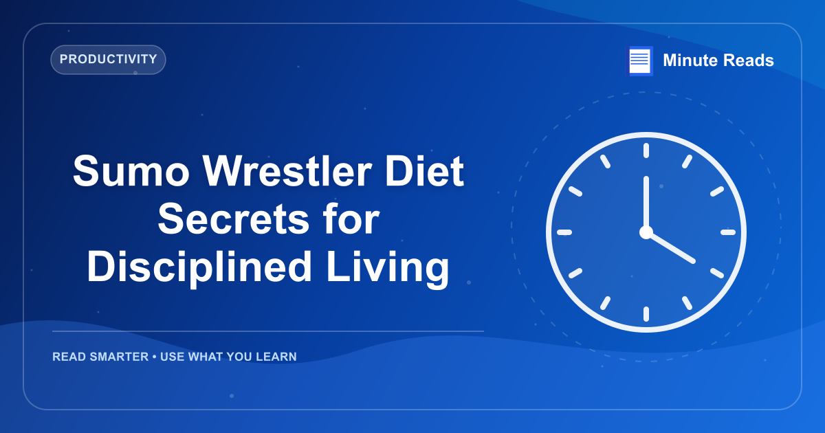 Sumo Wrestler Diet Secrets for Disciplined Living — MinuteReads blog thumbnail