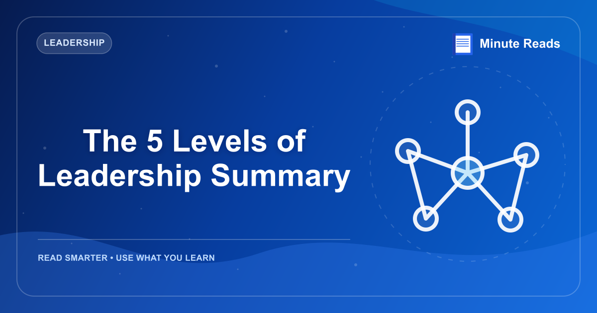 The 5 Levels of Leadership Summary — MinuteReads blog thumbnail