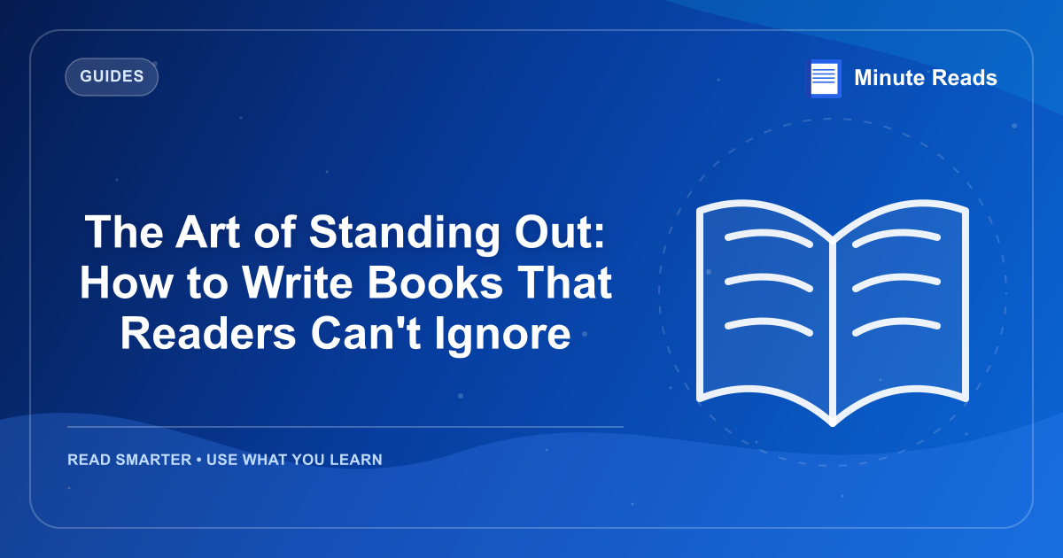 The Best Writing Advice from Books That Actually Works — MinuteReads blog thumbnail