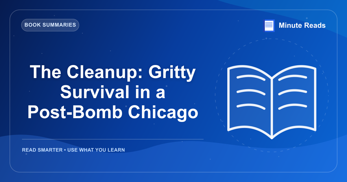 The Cleanup: Gritty Survival in a Post-Bomb Chicago — MinuteReads blog thumbnail