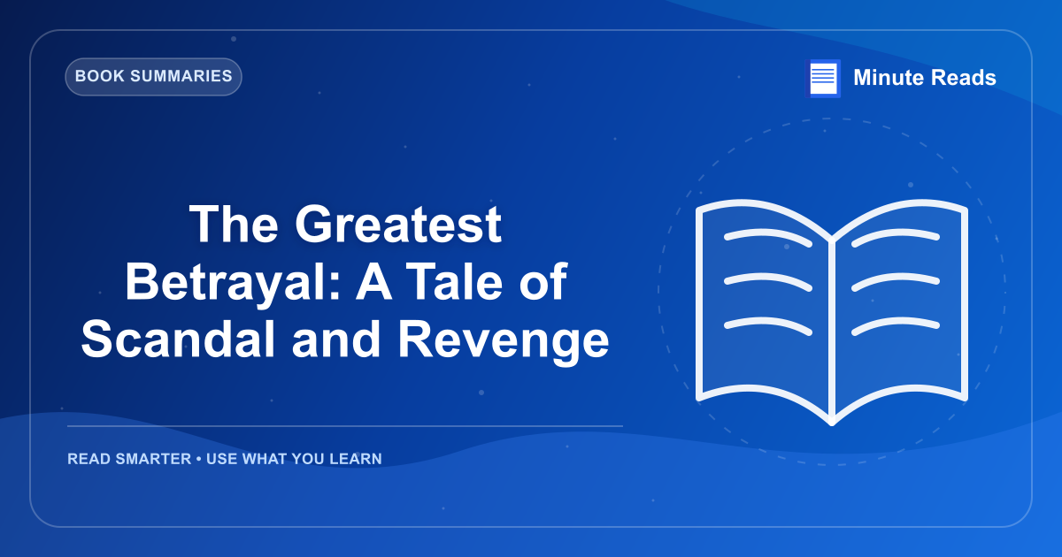 The Greatest Betrayal: A Tale of Scandal and Revenge — MinuteReads blog thumbnail