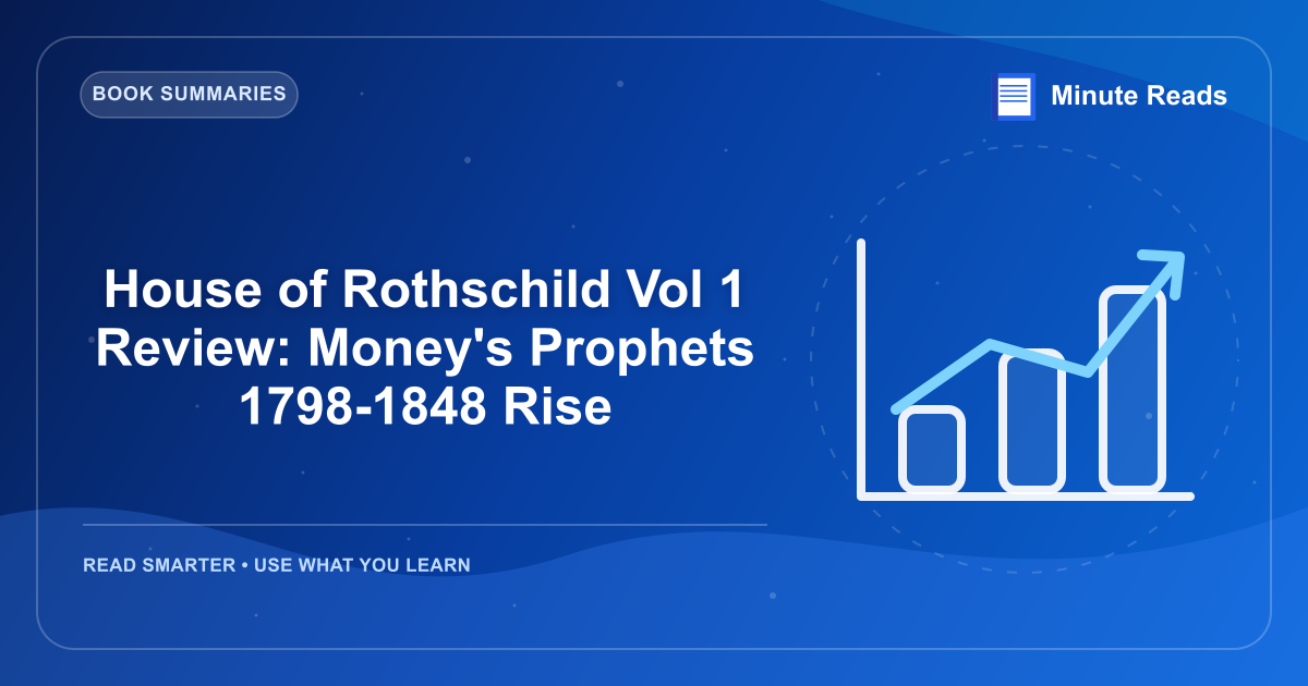 House of Rothschild Vol 1 Review: Money's Prophets 1798-1848 Rise — MinuteReads blog thumbnail