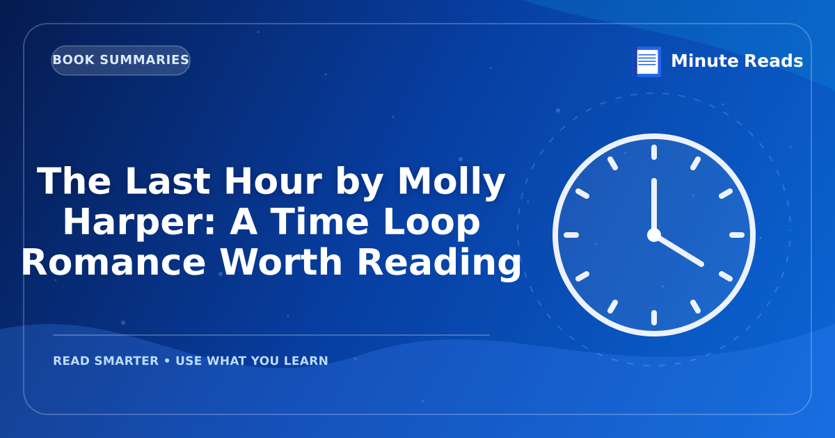 The Last Hour by Molly Harper: A Time Loop Romance Worth Reading — MinuteReads blog thumbnail