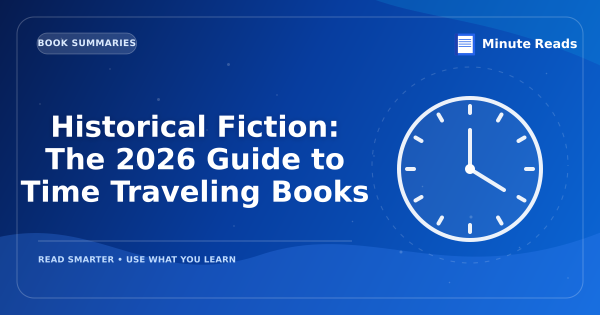 Historical Fiction: The 2026 Guide to Time Traveling Books — MinuteReads blog thumbnail