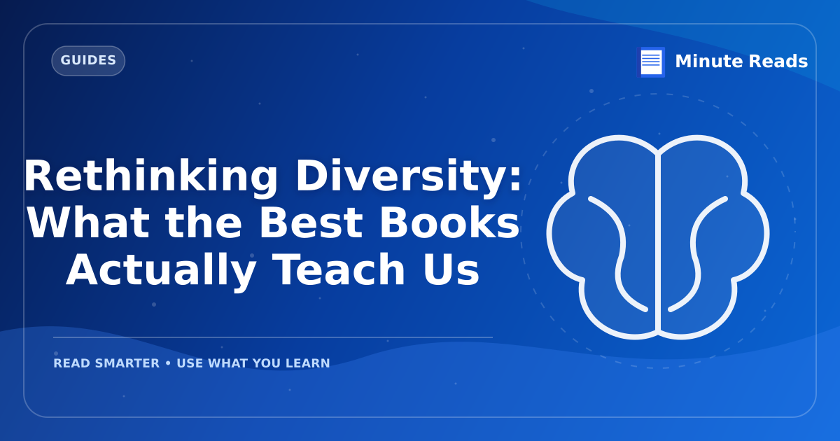 Rethinking Diversity: What the Best Books Actually Teach Us — MinuteReads blog thumbnail