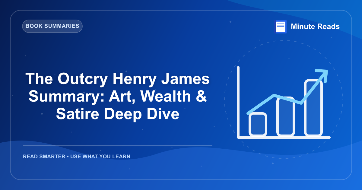 The Outcry Henry James Summary: Art, Wealth & Satire Deep Dive — MinuteReads blog thumbnail