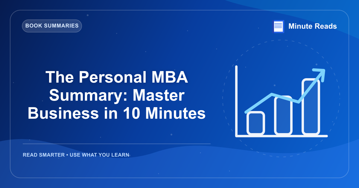 The Personal MBA Summary: Master Business in 10 Minutes — MinuteReads blog thumbnail