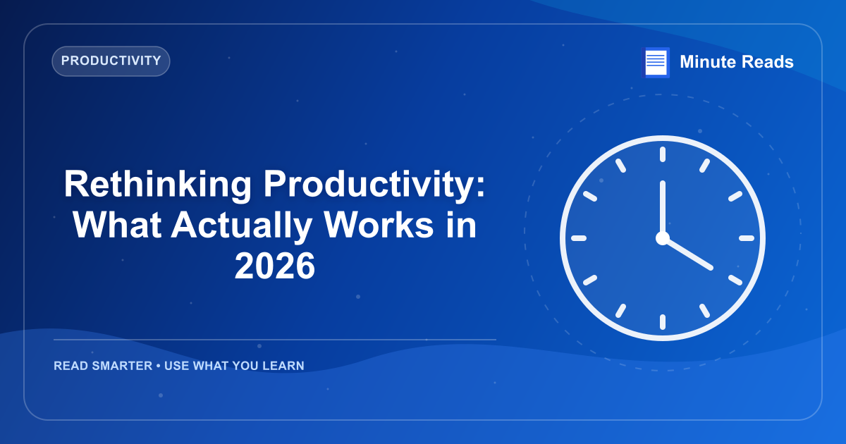 The Power of Now: How to Stop Waiting and Start Living — MinuteReads blog thumbnail