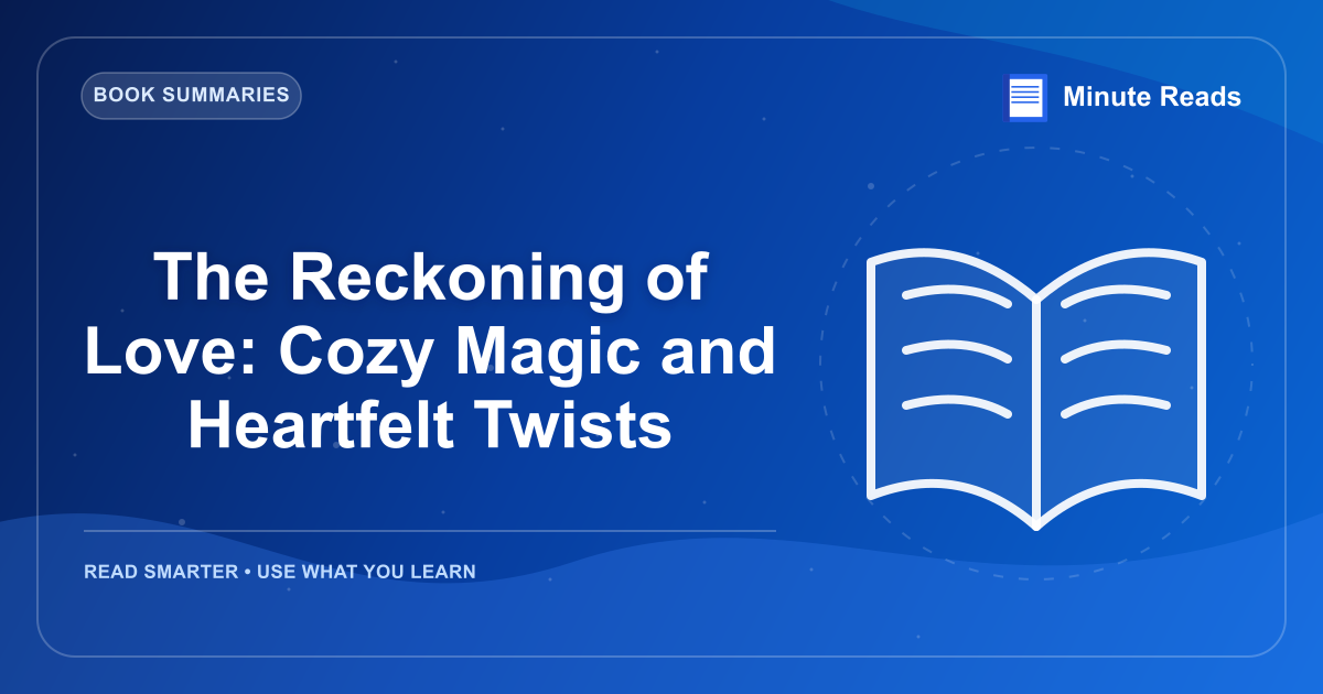 The Reckoning of Love: Cozy Magic and Heartfelt Twists — MinuteReads blog thumbnail