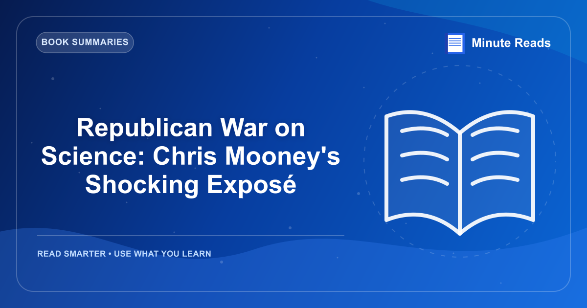 Republican War on Science: Chris Mooney's Shocking Exposé — MinuteReads blog thumbnail
