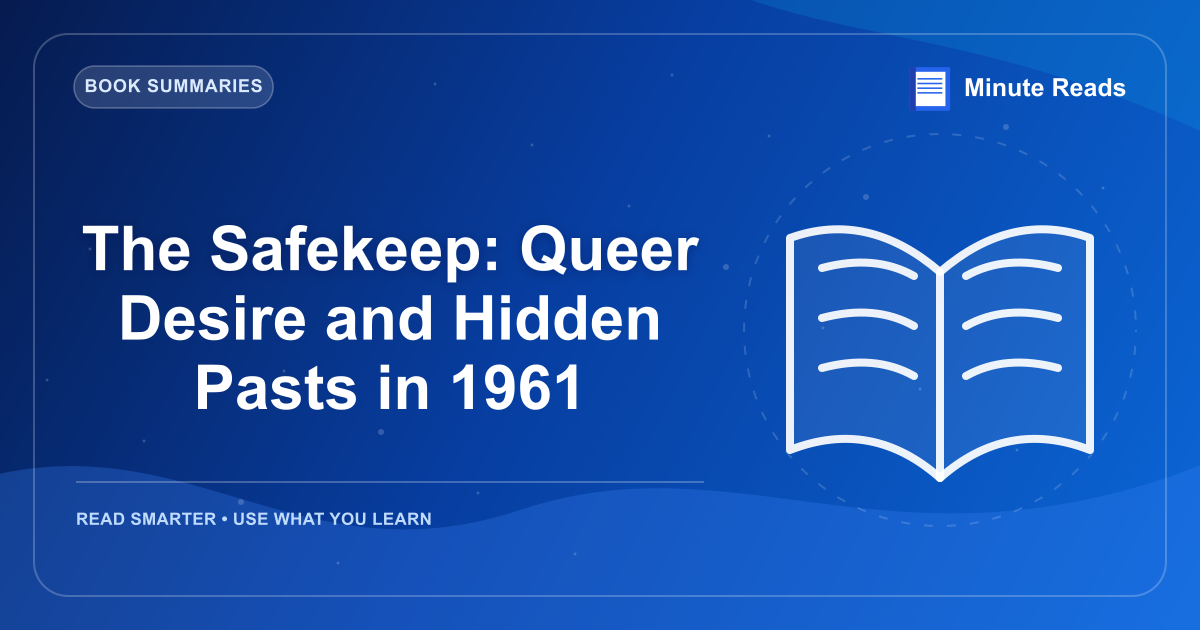 The Safekeep: Queer Desire and Hidden Pasts in 1961 — MinuteReads blog thumbnail