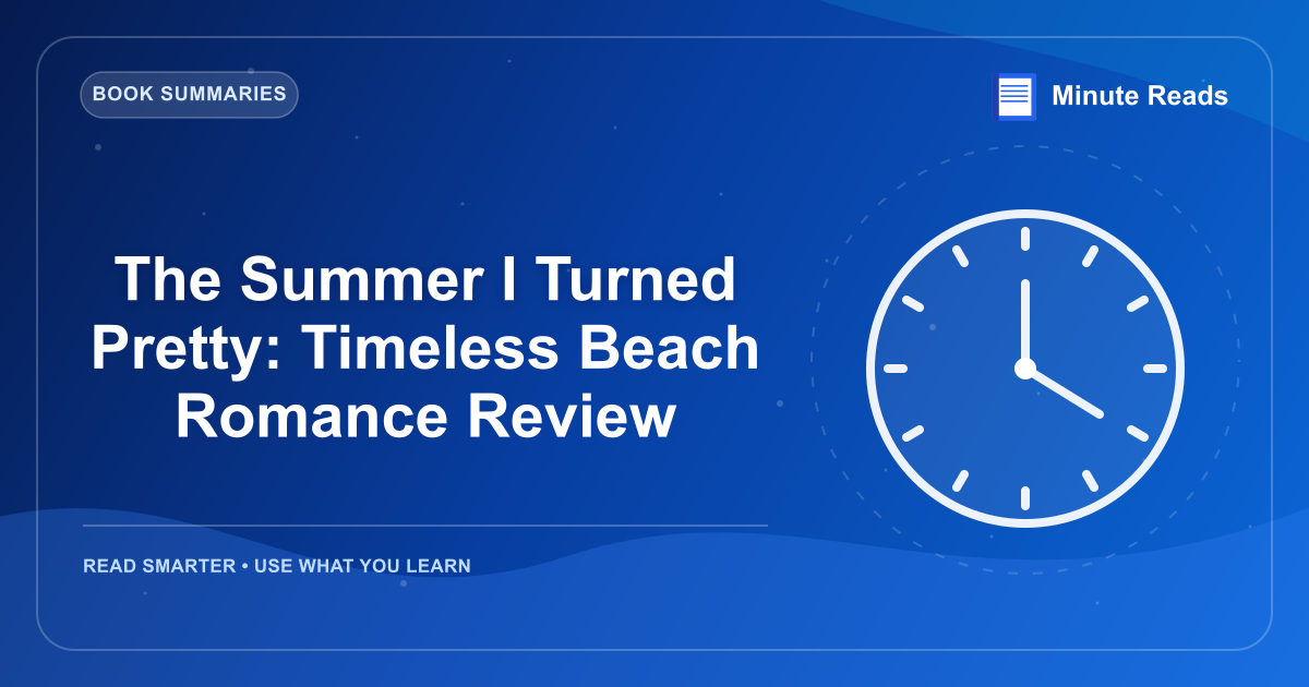 The Summer I Turned Pretty: Timeless Beach Romance Review — MinuteReads blog thumbnail