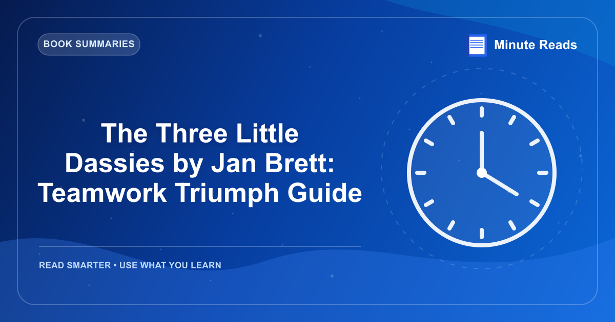 The Three Little Dassies by Jan Brett: Teamwork Triumph Guide — MinuteReads blog thumbnail