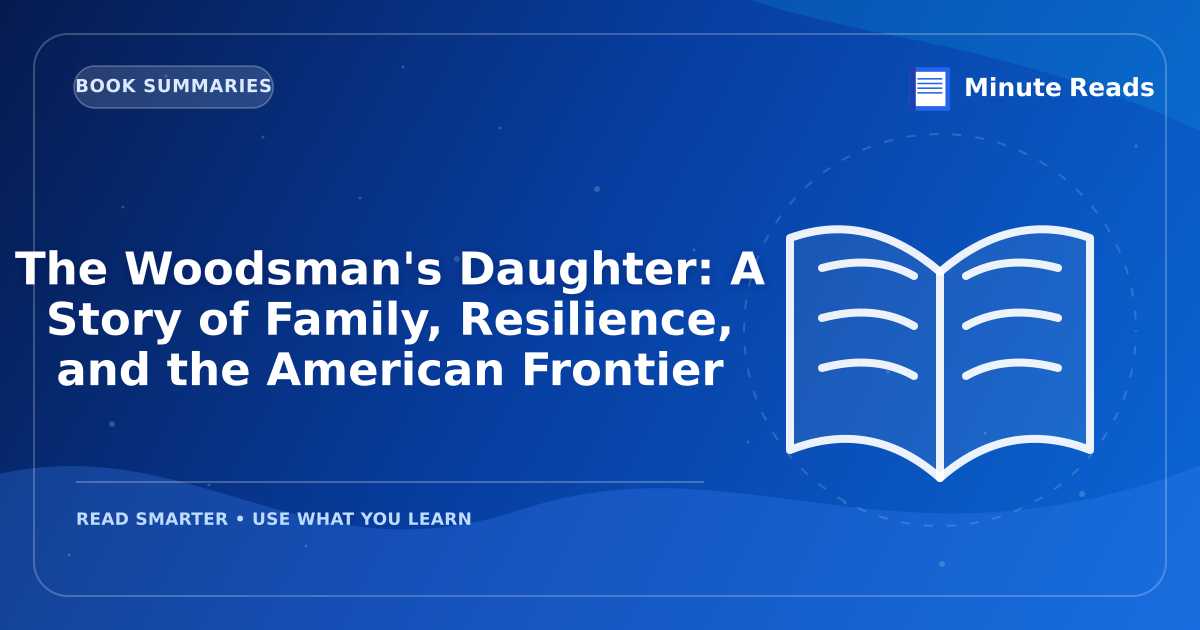 The Woodsman's Daughter: A Story of Family, Resilience, and the American Frontier — MinuteReads blog thumbnail
