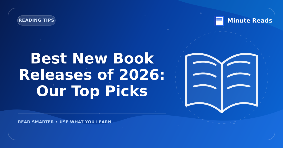 Best New Book Releases of 2026: Our Top Picks — MinuteReads blog thumbnail