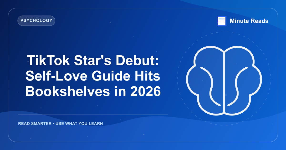 TikTok Star's Debut: Self-Love Guide Hits Bookshelves in 2026 — MinuteReads blog thumbnail
