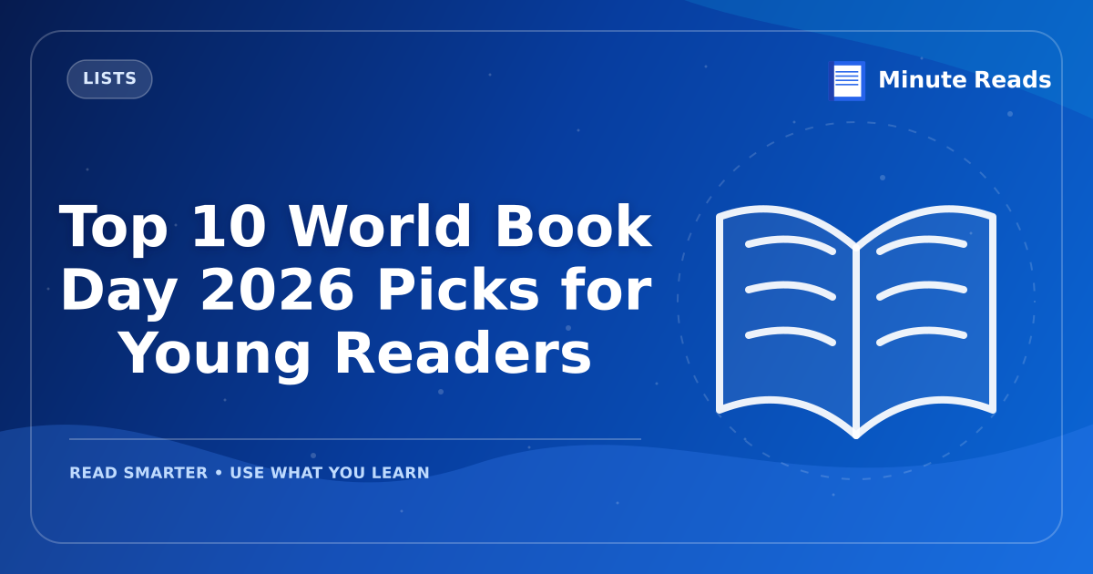 Top 10 World Book Day 2026 Picks for Young Readers — MinuteReads blog thumbnail