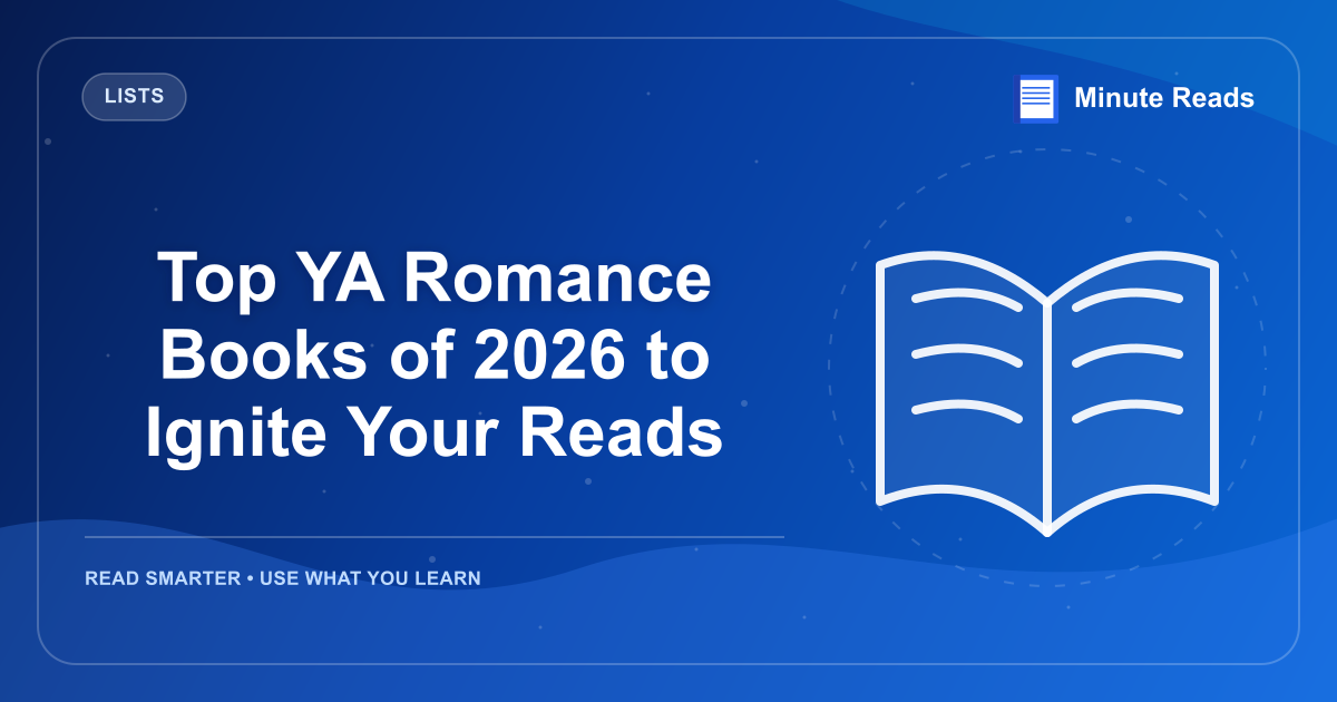 Top YA Romance Books of 2026 to Ignite Your Reads — MinuteReads blog thumbnail