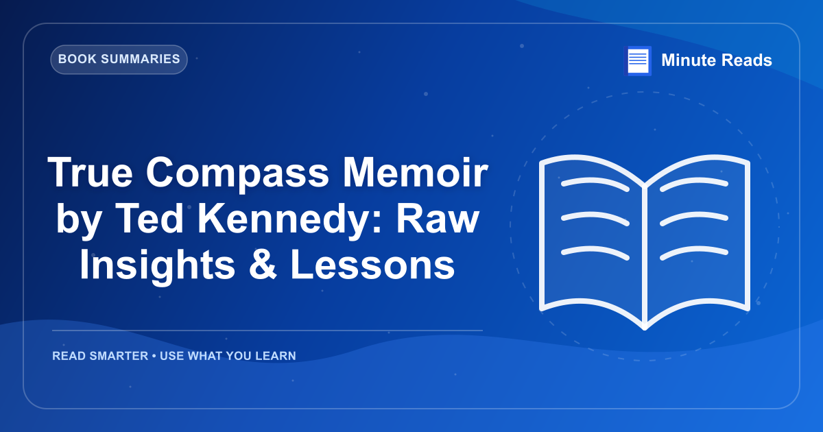 True Compass Memoir by Ted Kennedy: Raw Insights & Lessons — MinuteReads blog thumbnail