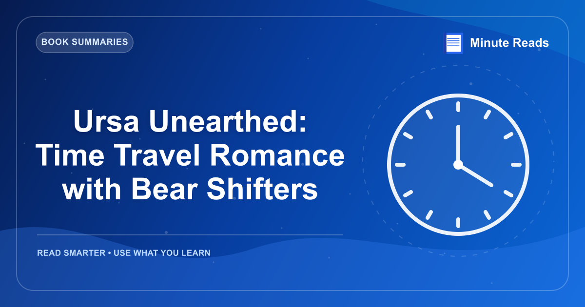 Ursa Unearthed: Time Travel Romance with Bear Shifters — MinuteReads blog thumbnail