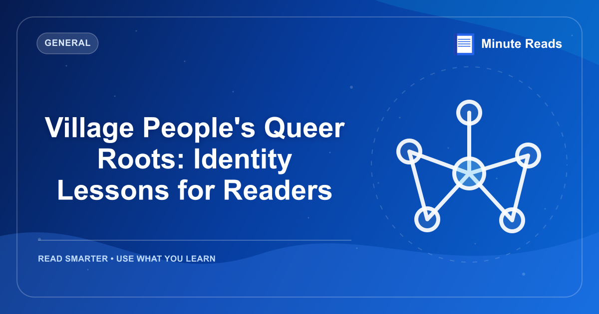 Village People's Queer Roots: Identity Lessons for Readers — MinuteReads blog thumbnail