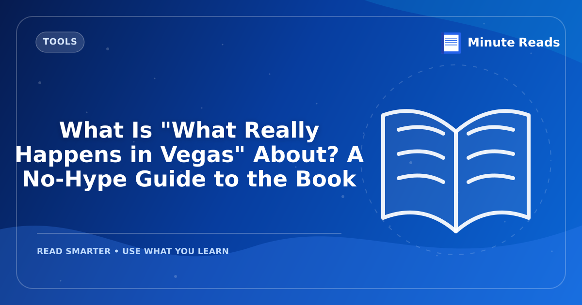 What Is "What Really Happens in Vegas" About? A No-Hype Guide to the Book — MinuteReads blog thumbnail