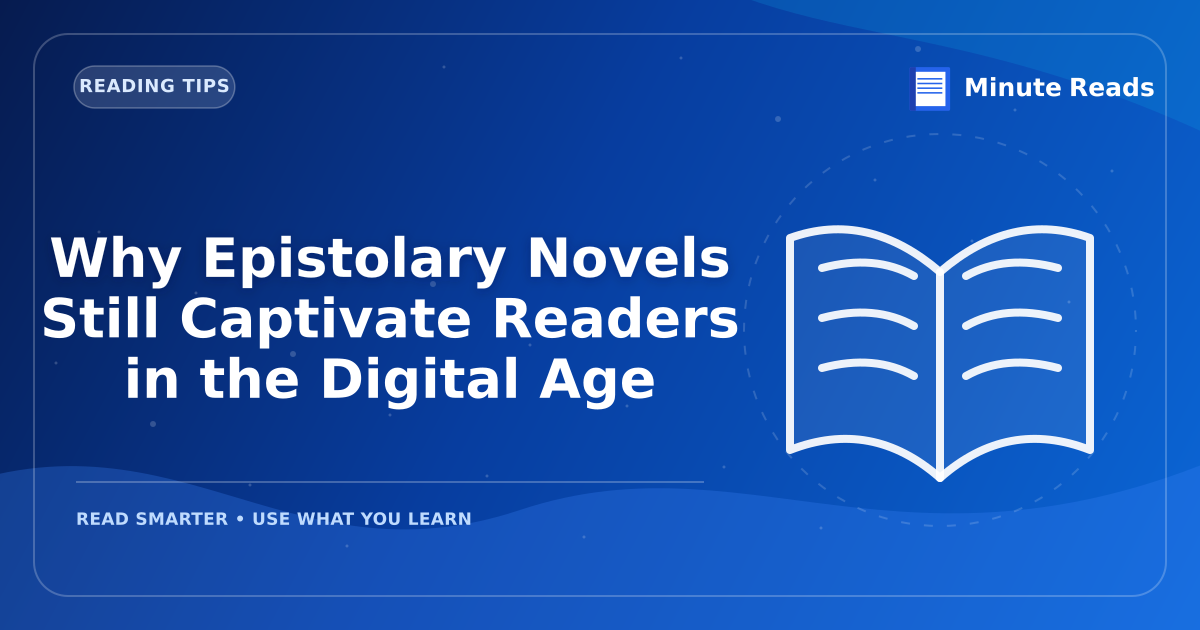 Why Epistolary Novels Still Captivate Readers in the Digital Age — MinuteReads blog thumbnail